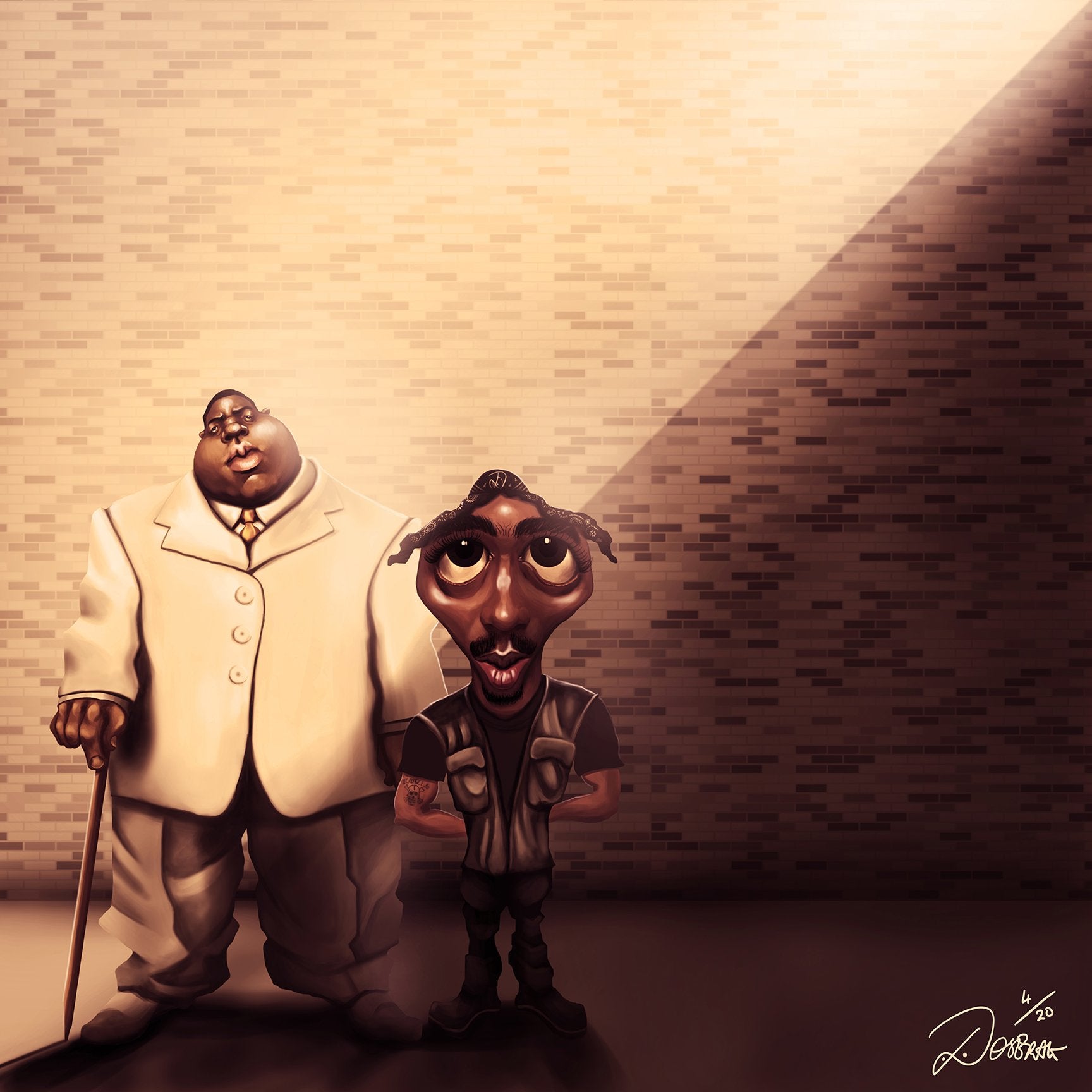 Tupac And Biggie Cartoon